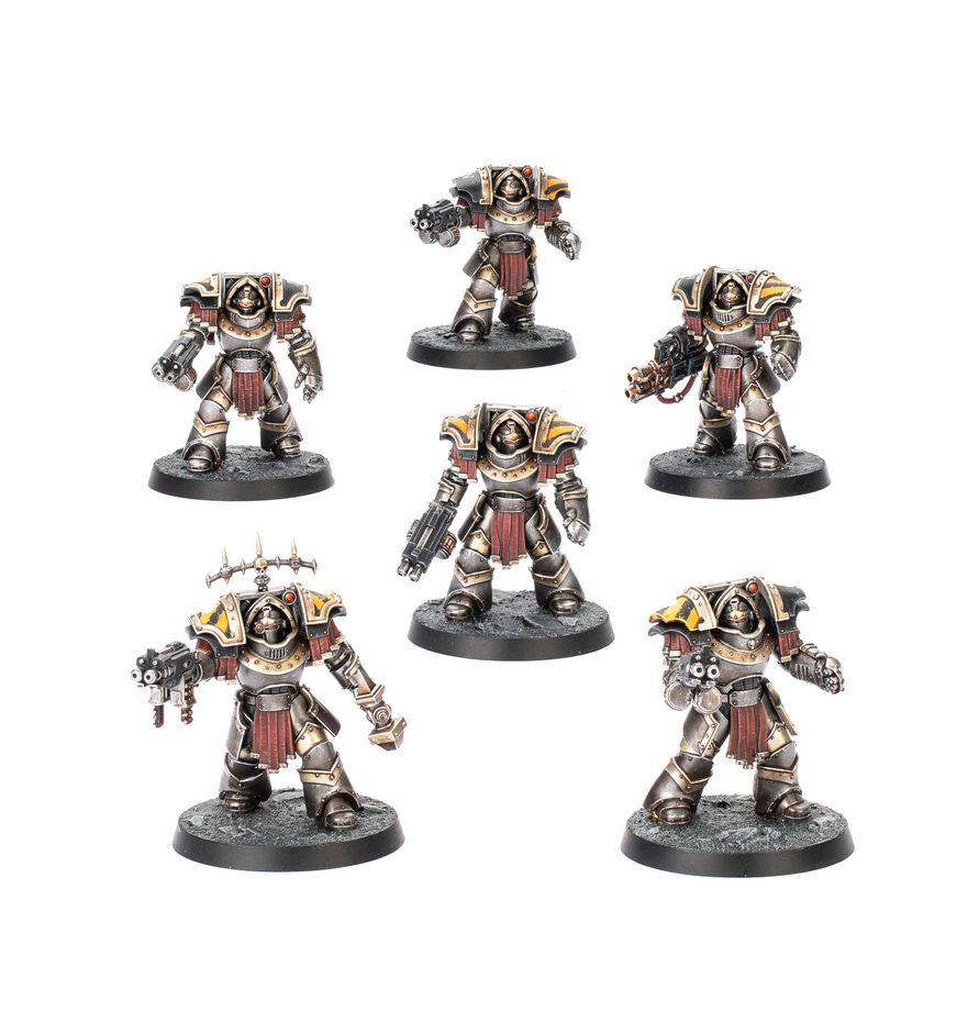 Legiones Astartes: Cataphractii Terminators with Combi-bolters and Pow