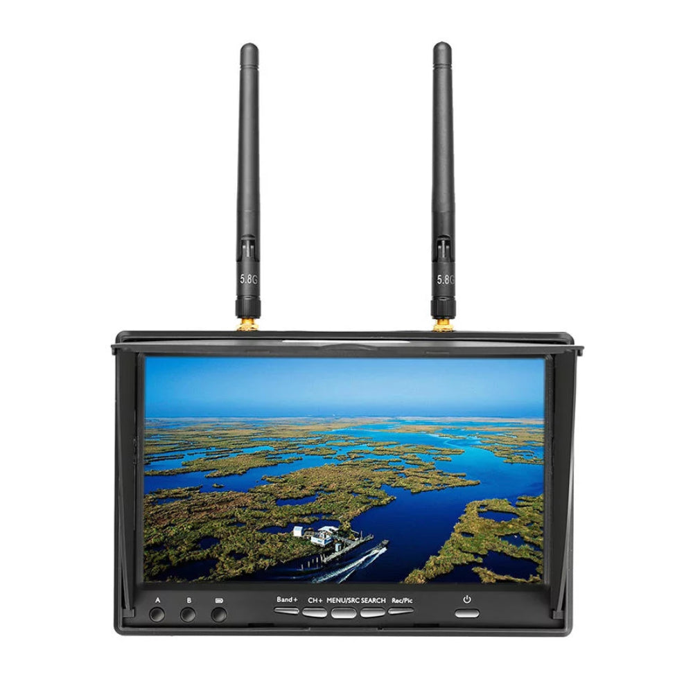 EACHINE LCD5802D FPV Monitor 7 Inch 5.8G 40CH with DVR Build-in Batter