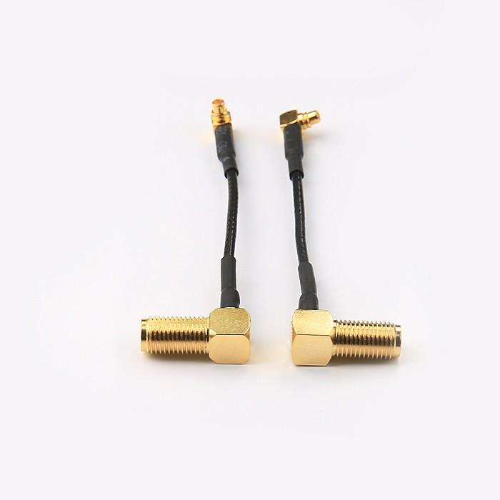 MMCX to SMA / RP-SMA Right Angle Pigtail
