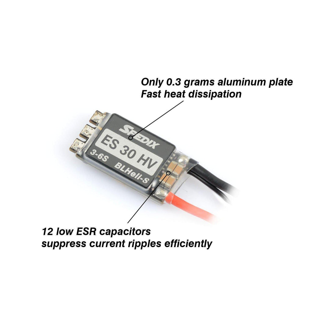 Spedix ES30 HV V2 30A 3-6S Individual ESC